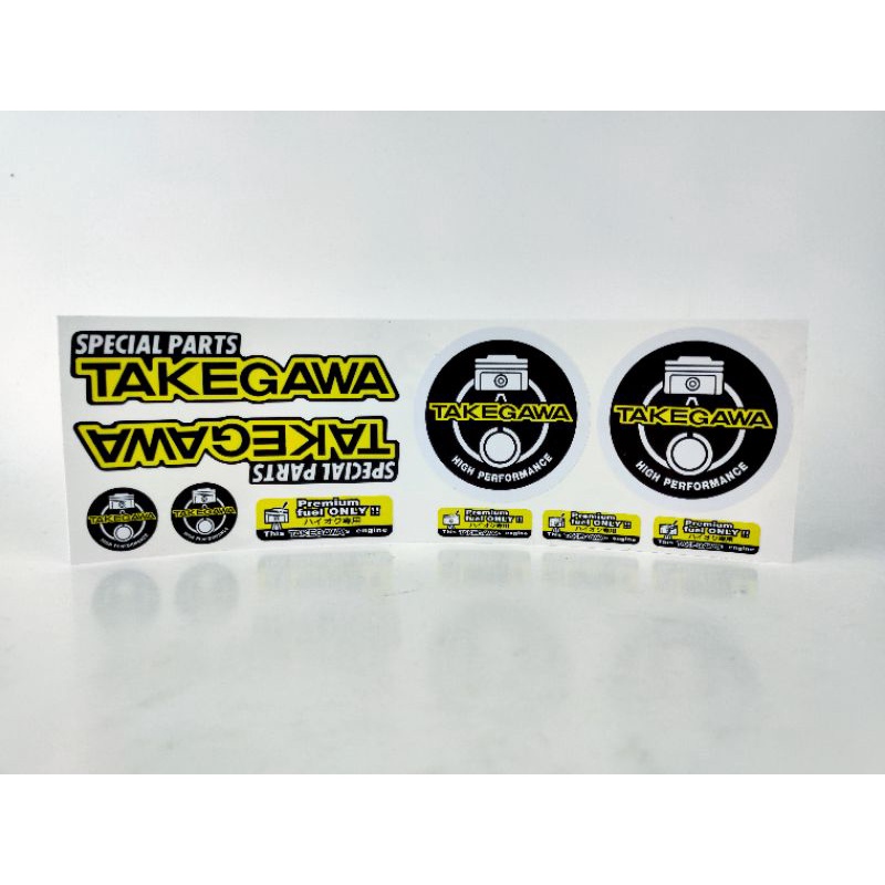 sticker Takegawa set 10 Pcs | Shopee Philippines