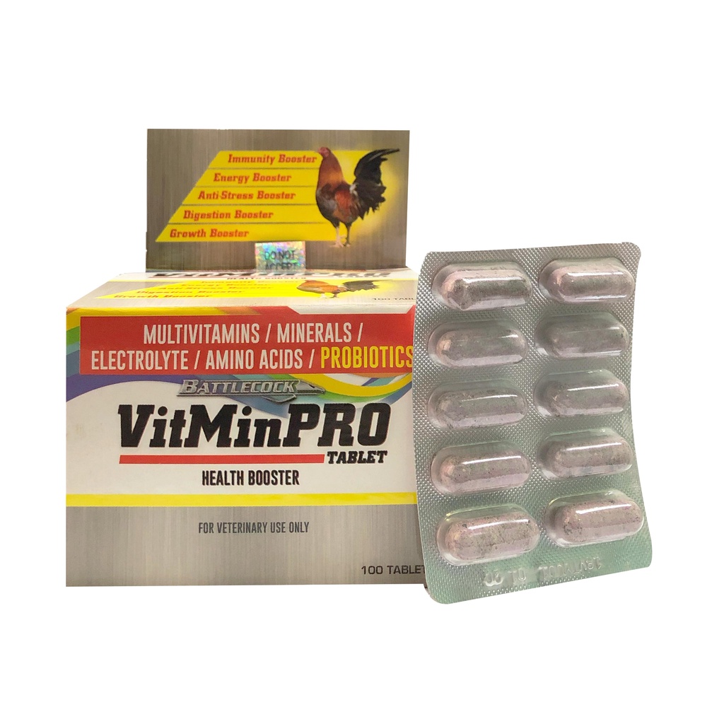 Battlecock VitMinPro Probiotic Multivitamins for animals poultry ...
