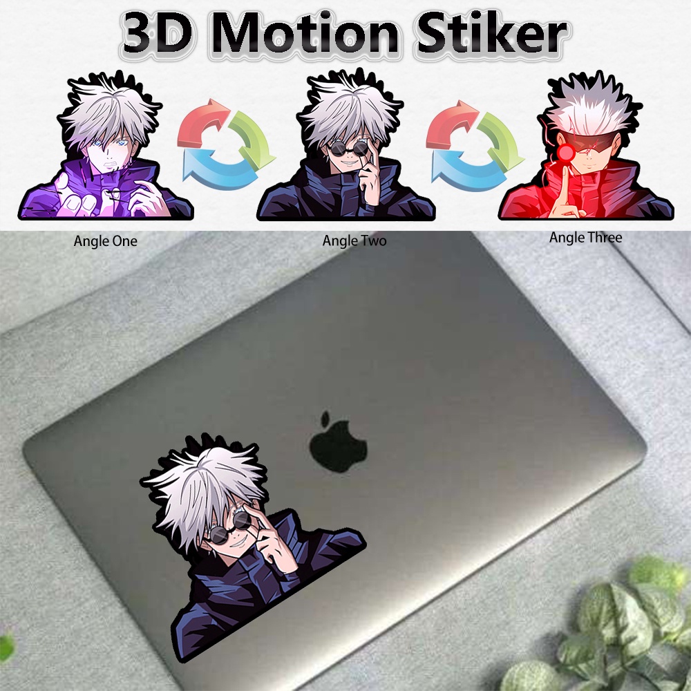Gojo Satoru Jujutsu Kaisen Anime 3D Motion Car Stickers Self-adhesive ...