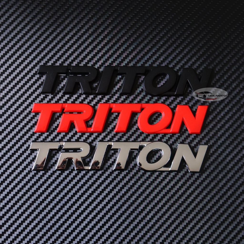 Logo TRITON Letters Embossed For Attaching To The Rear Pickup Truck ...