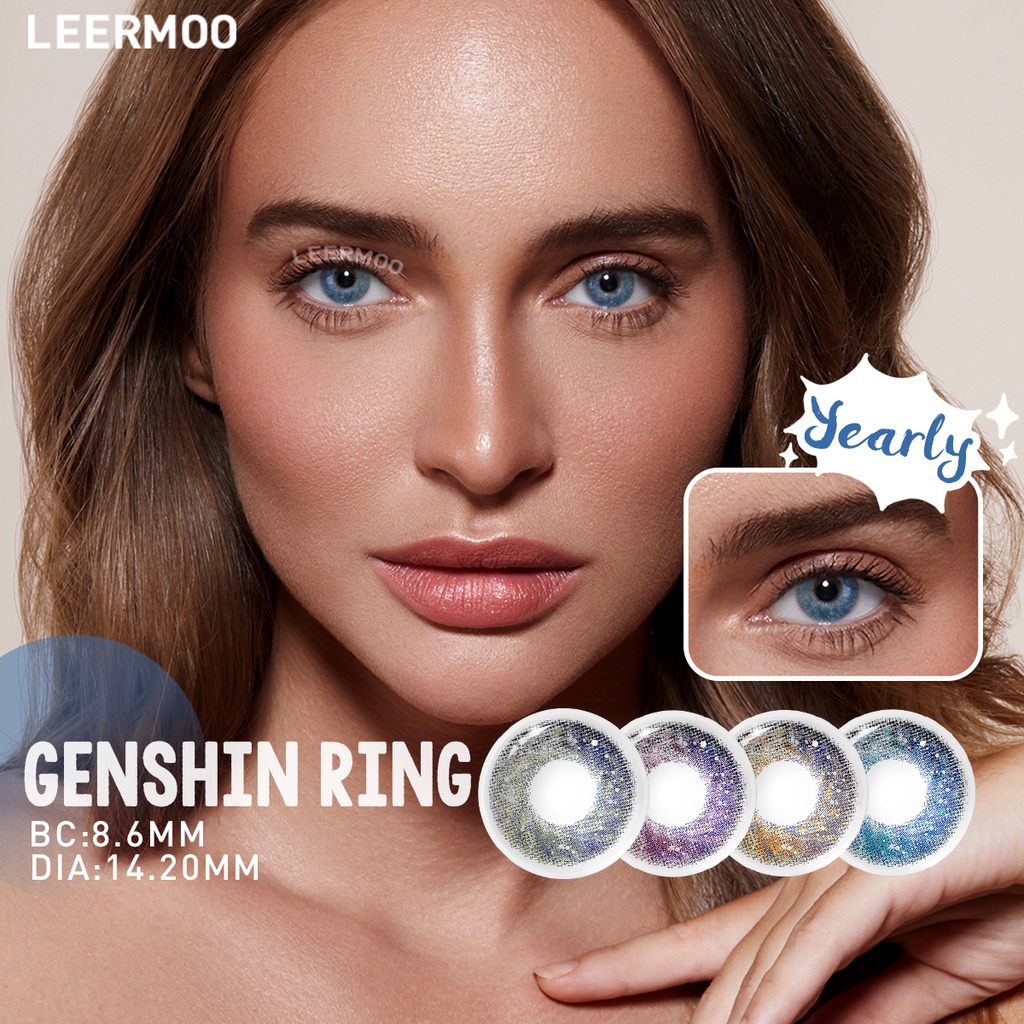 FANCY LOOK Color Contacts for Blue Eyes GENSHIN RING Series Colored ...