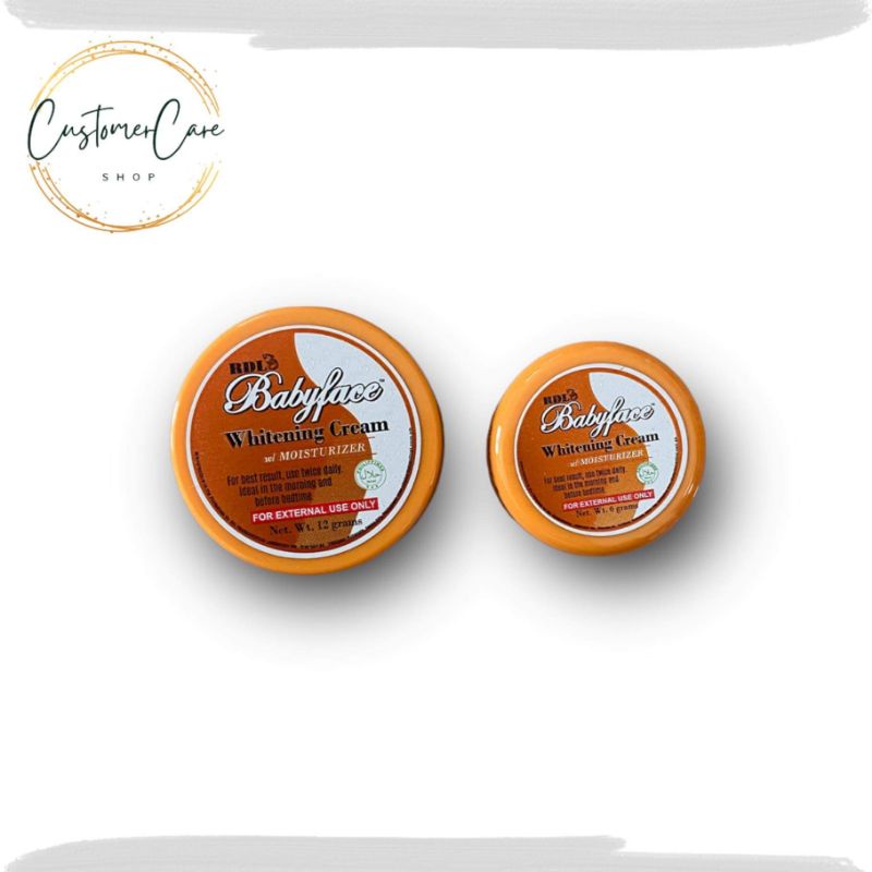 RDL Babyface Whitening Cream with Moisturizer 6g | Shopee Philippines