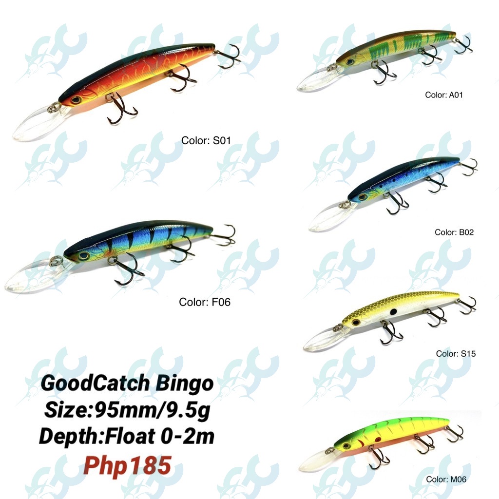 GOODCATCH GC BINGO Bait Lure 95mm 9.5g Float | Shopee Philippines