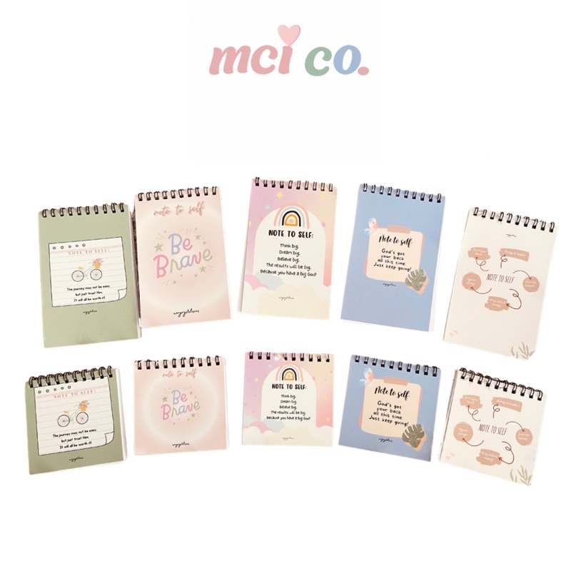 Note To Self Notepads (Square & Rectangle) | Shopee Philippines