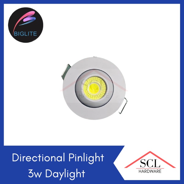 BIGLITE Directional Pinlight 3W Daylight (Modern Design) | Shopee ...