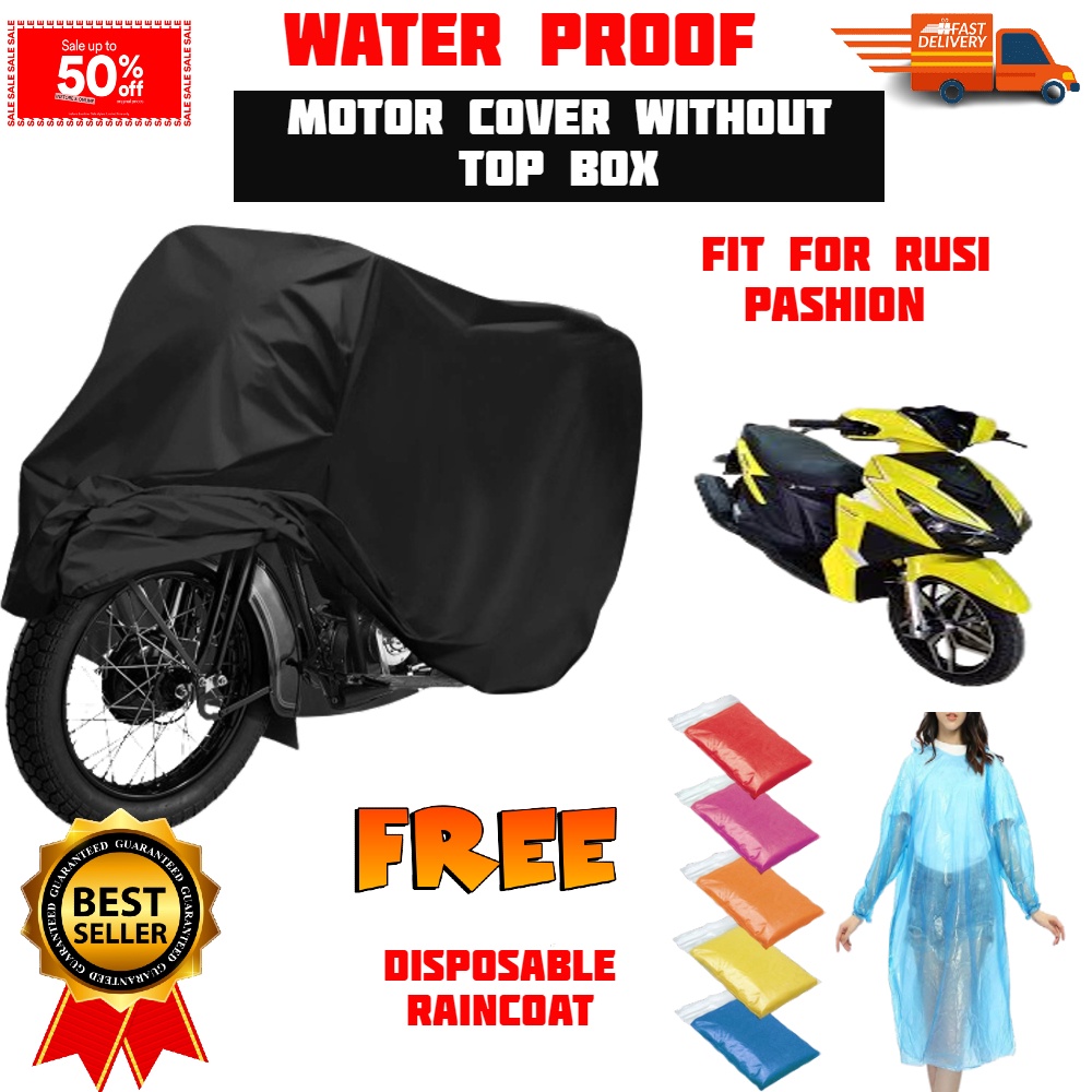 TP Motor Cover For RUSI PASHION | Water Proof Cover | With Free ...