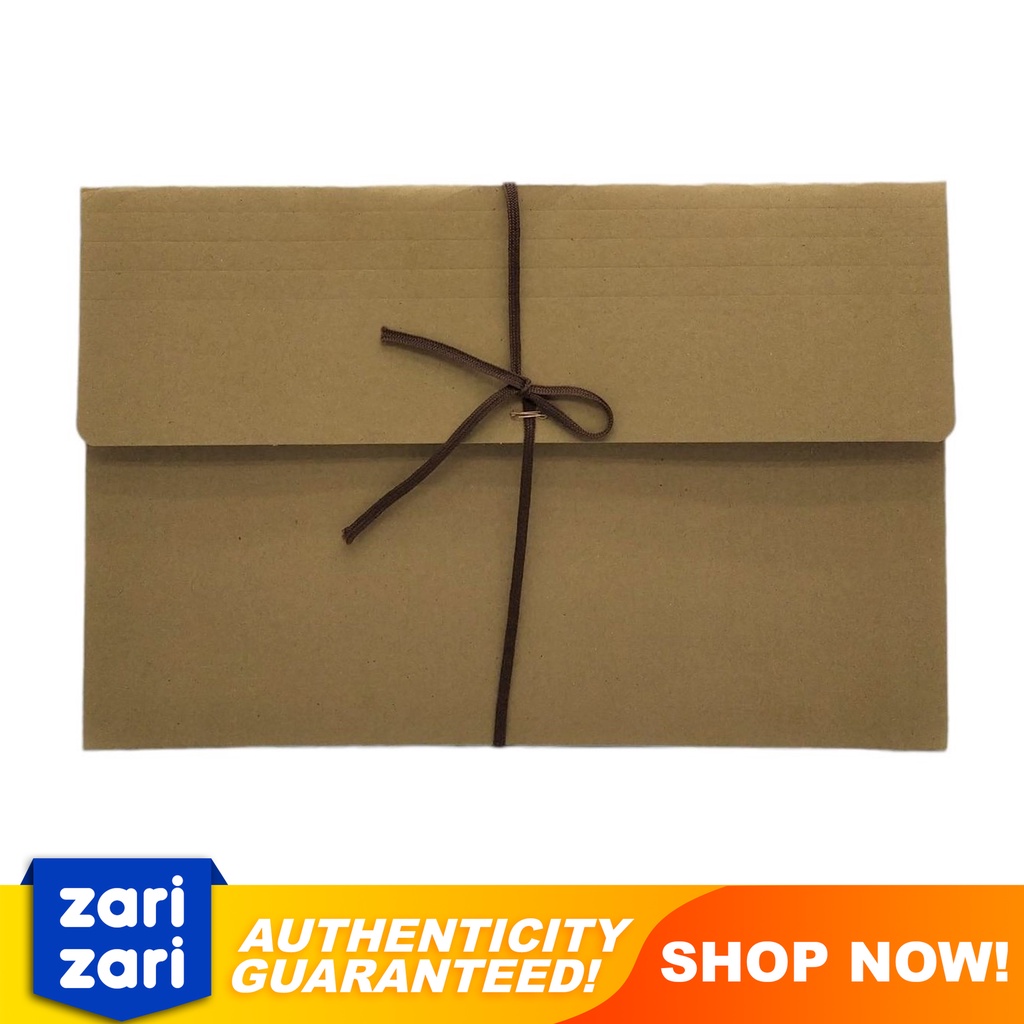Kraft Expanding Envelope Long Legal size w/ String | Shopee Philippines