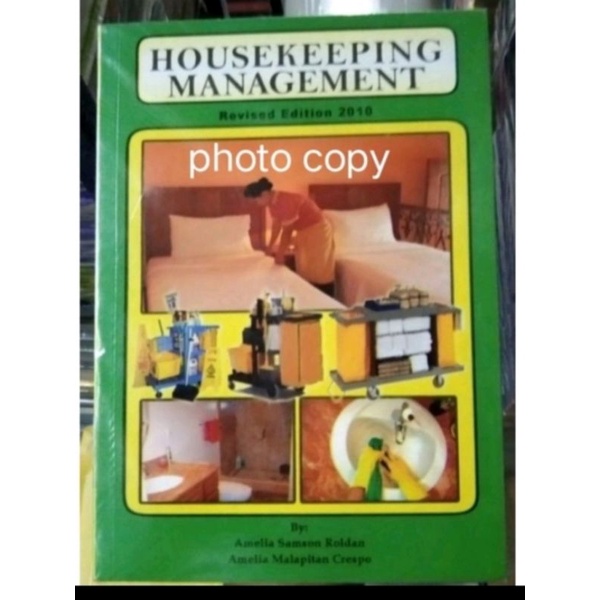 HOUSEKEEPING MANAGEMENT PHOTO COPY | Shopee Philippines