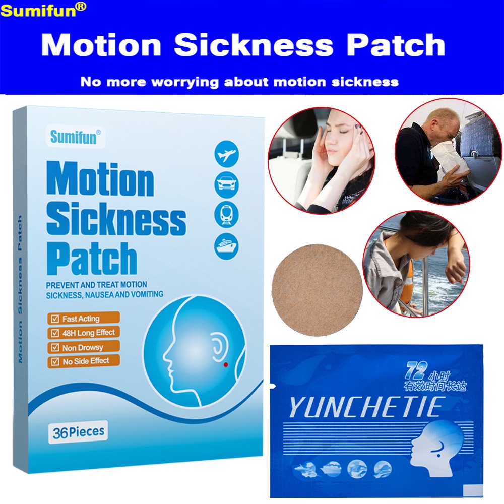 36 Piece Motion Sickness Patch Relief Patch Anti Seasickness Nausea ...