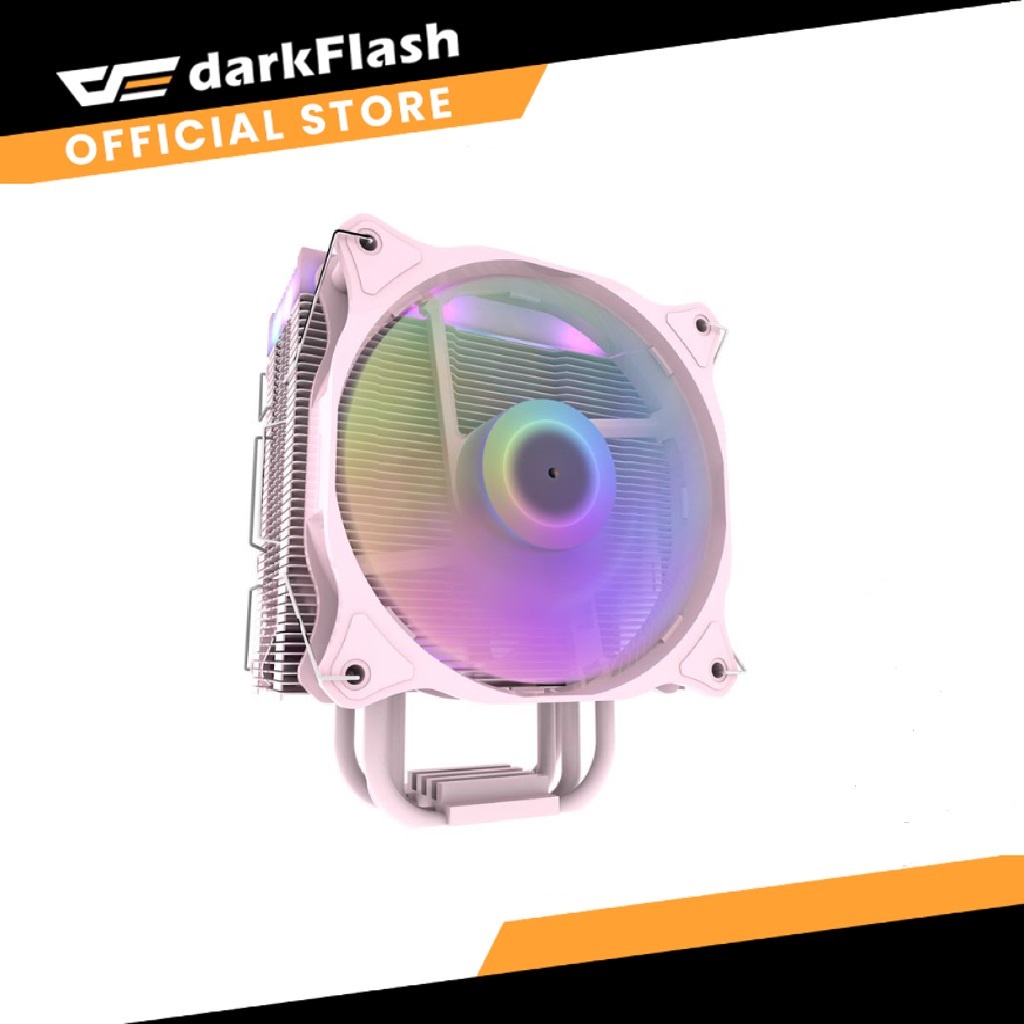 Darkflash Darkair Plus Dual Argb Fan 5v-3pin Four Heat Pipes Design Cpu ...