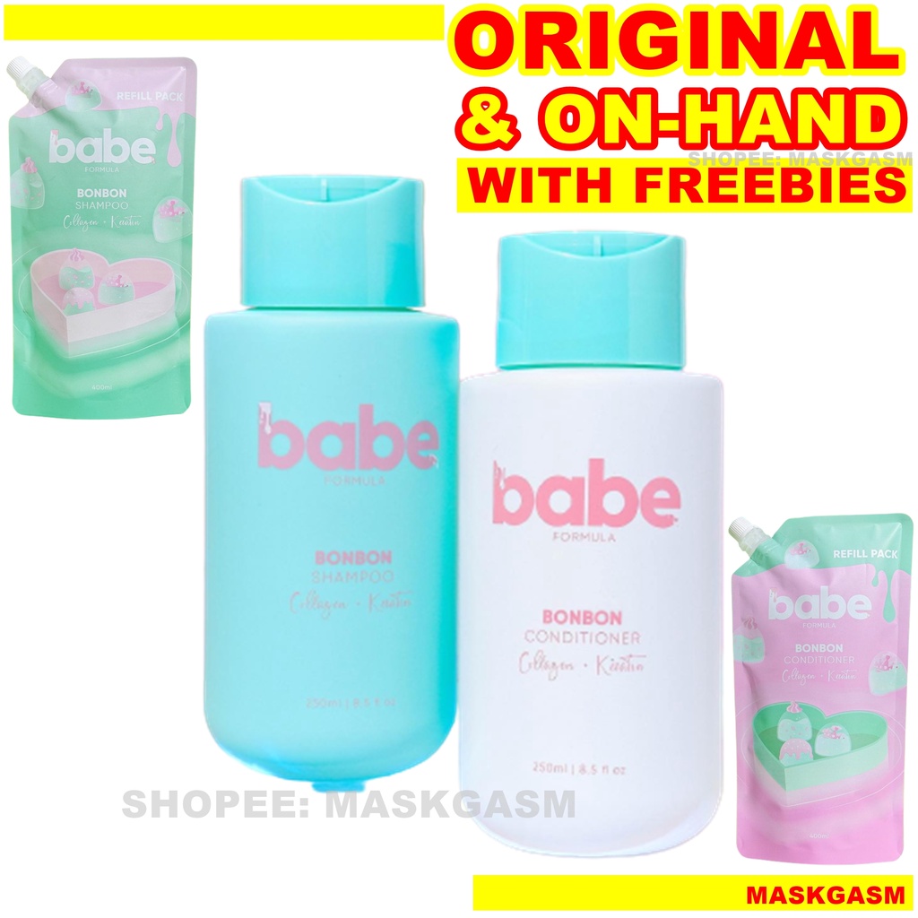 BONBON Shampoo BONBON Conditioner by BABE FORMULA | Shopee Philippines