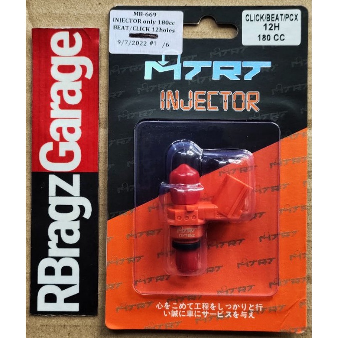MTRT Injector 12 Holes 180cc - Honda Click / Beat / PCX / XRM F.I / CRF ...