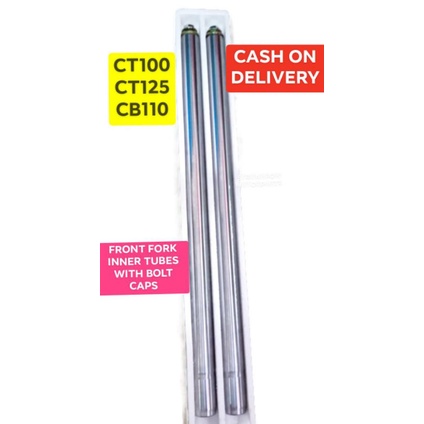 CT100/CT125/CB110 FRONT FORK INNER TUBES WITH BOLT CAPS | Shopee ...