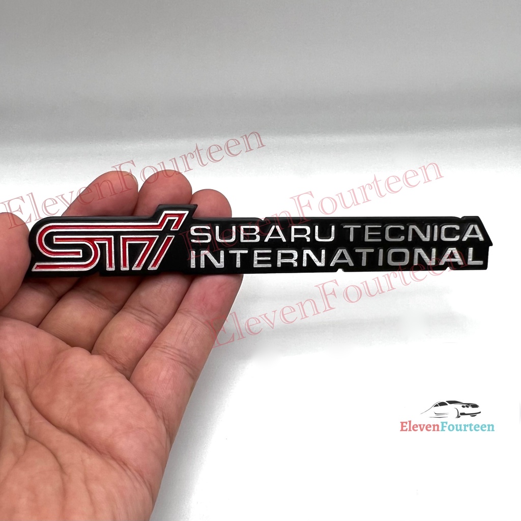 STI Subaru Tecnica International 3D Metal Emblem Badge Decal | Shopee ...