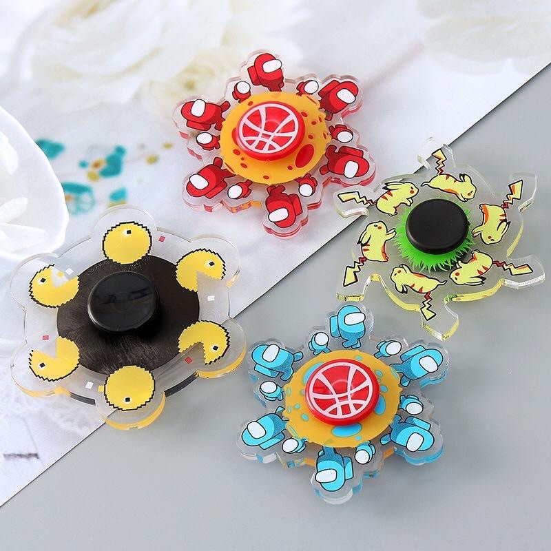 V021 3D Rotating Fidget SPINNER with Various Real Moving Characters ...