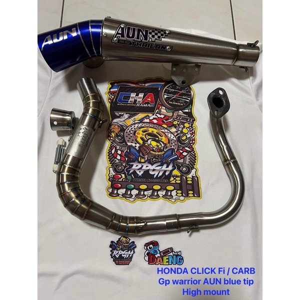 KOU MAHACHAI OPEN PIPE TUBE TYPE HIGH QUALITY FOR HONDA CLICK carb / Fi ...