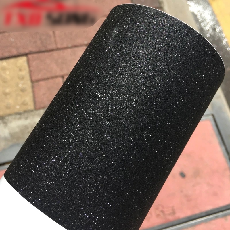 MATTE BLACK DIAMOND GLITTERS CAR WRAP / MC STICKER | Shopee Philippines