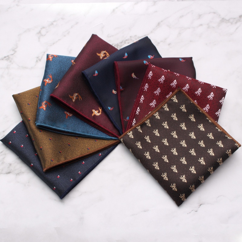 Pocket Square Men's Polyester Suit Dress Chest Scarf Multicolor ...