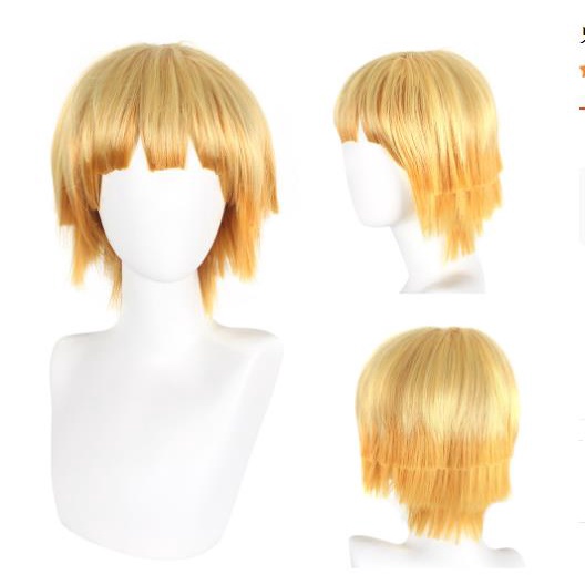 Demon Slayer Agatsuma Zenitsu Cosplay Costume Anime Kimetsu No Yaiba ...