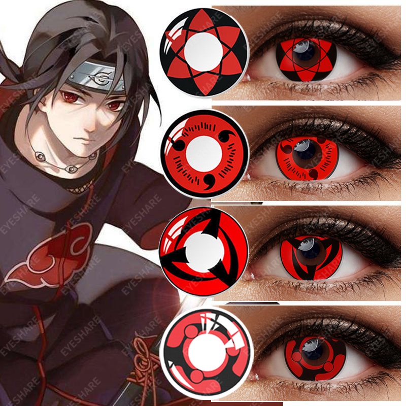 EYESHARE Naruto cosplay contact lenses 14.5mm color lenses eye makeup ...