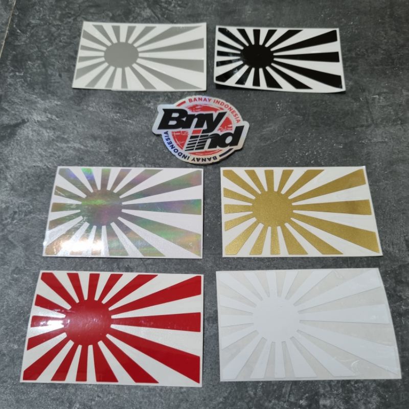 Sticker FLAG STICKER RISING SUN JDM JAPAN CUTTING | Shopee Philippines