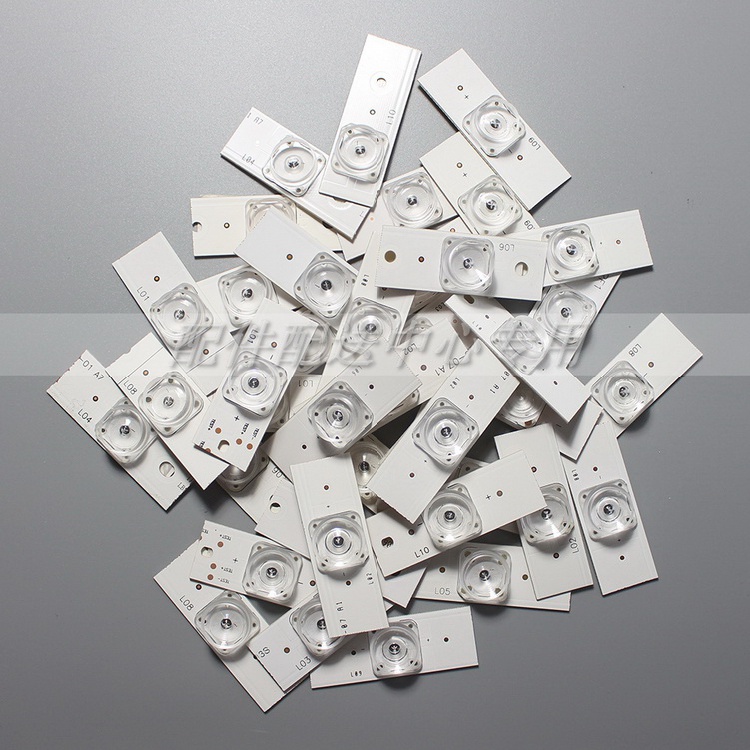 20pcs 3V 6V concave convex lens universal LCD TV modified LED light ...