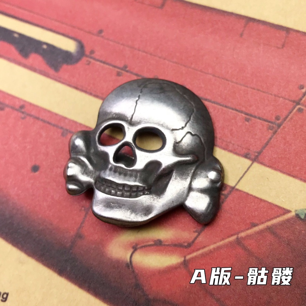 Vintage Prussian Skull Badge Iron Cross Empire Old-Fashioned Hat Pin ...