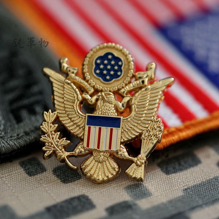 Us Army Cap Badge Small Cap Badge Military Fan Metal Badge Epaulet ...