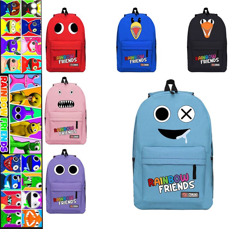 Roblox Rainbow Friends Backpack Rucksack Schoolbag Travel Kids Xmas ...