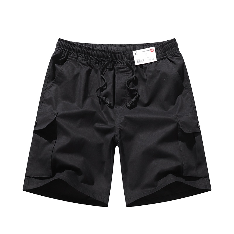 URBAN PIPE 6 Pocket Cargo Shorts For Men Knee-Length Buttons Drawsting ...