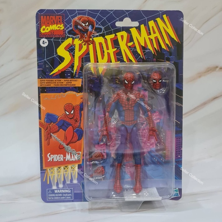 Hasbro Marvel Legends Spiderman Retro Collection: Spider-Man | Shopee ...