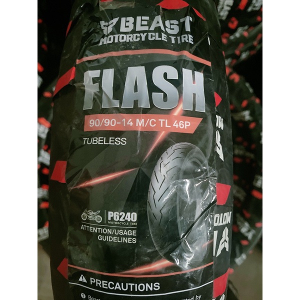 BEAST FLASH (P6240)TUBELESS TIRE 14-17" (INCHES)Skid tiresORIGINAL ...
