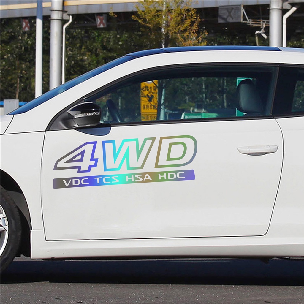 4WD sticker marking for 4x4 cars, multicab, bongo, elf, truck cut-out ...