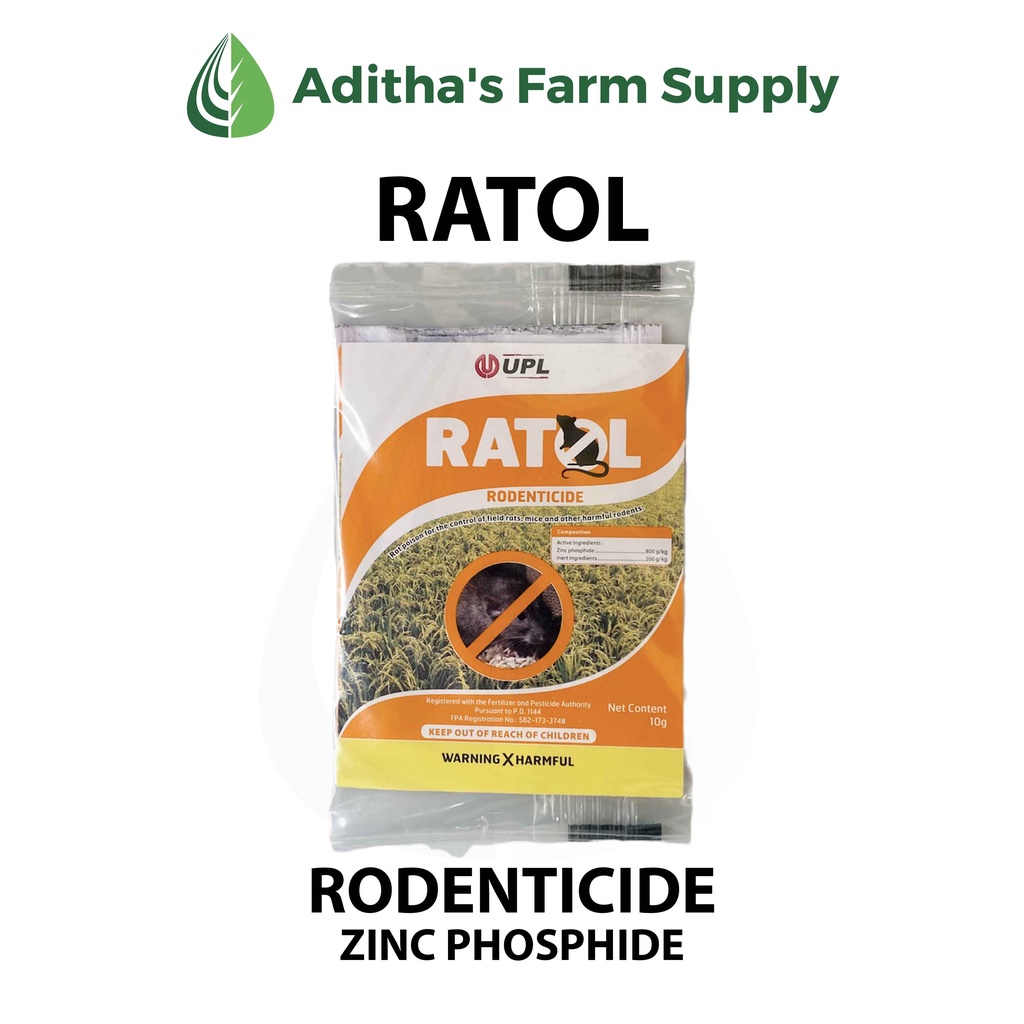Ratol Rodenticide (Zinc Phosphide) 10 grams by Aditha's | Shopee ...
