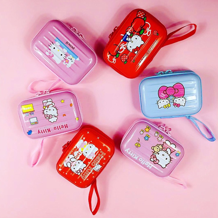 JHS Creative Zipper Square Tinplate Box Coin Purse Storage Small ...