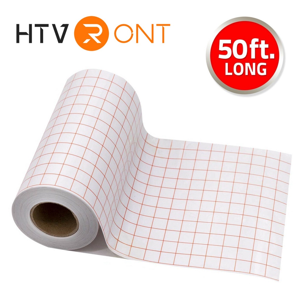 HTVRONT 6"X600" Transfer Tape For Self Adhesive Permanent Vinyl Roll ...
