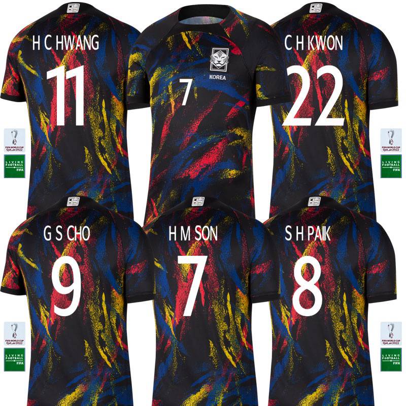 YB5 22-23 World Cup Korea Away Jersey Football Tshirts CHKwon SHPaik ...