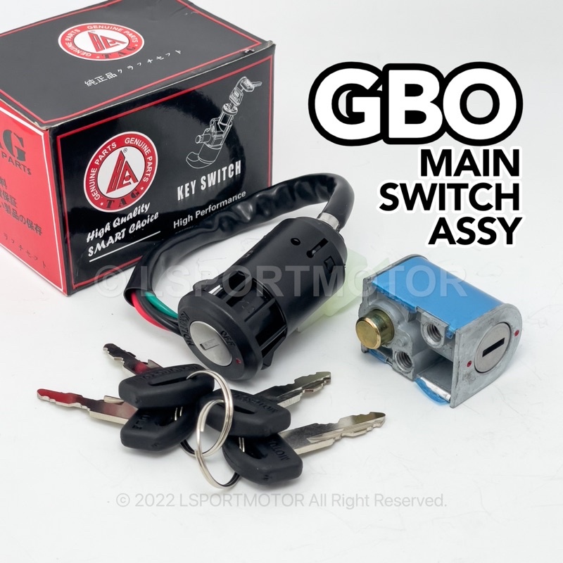 HONDA GBO MAIN SWITCH ASSY (TAG) IGNITION SWITCH KEY LOCK STARTER ...