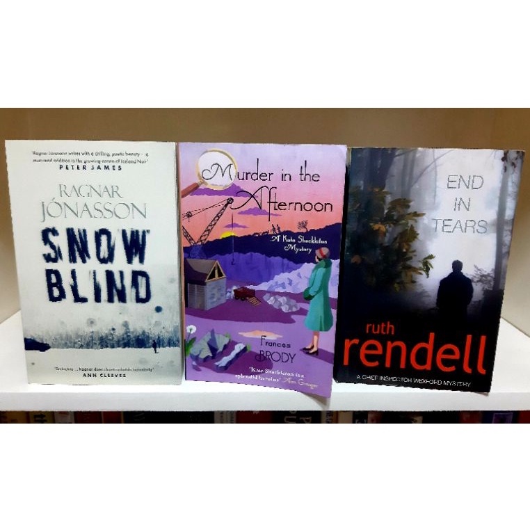 Murder in the Afternoon - Frances Brody / Snow Blind - Ragnar Jonasson ...