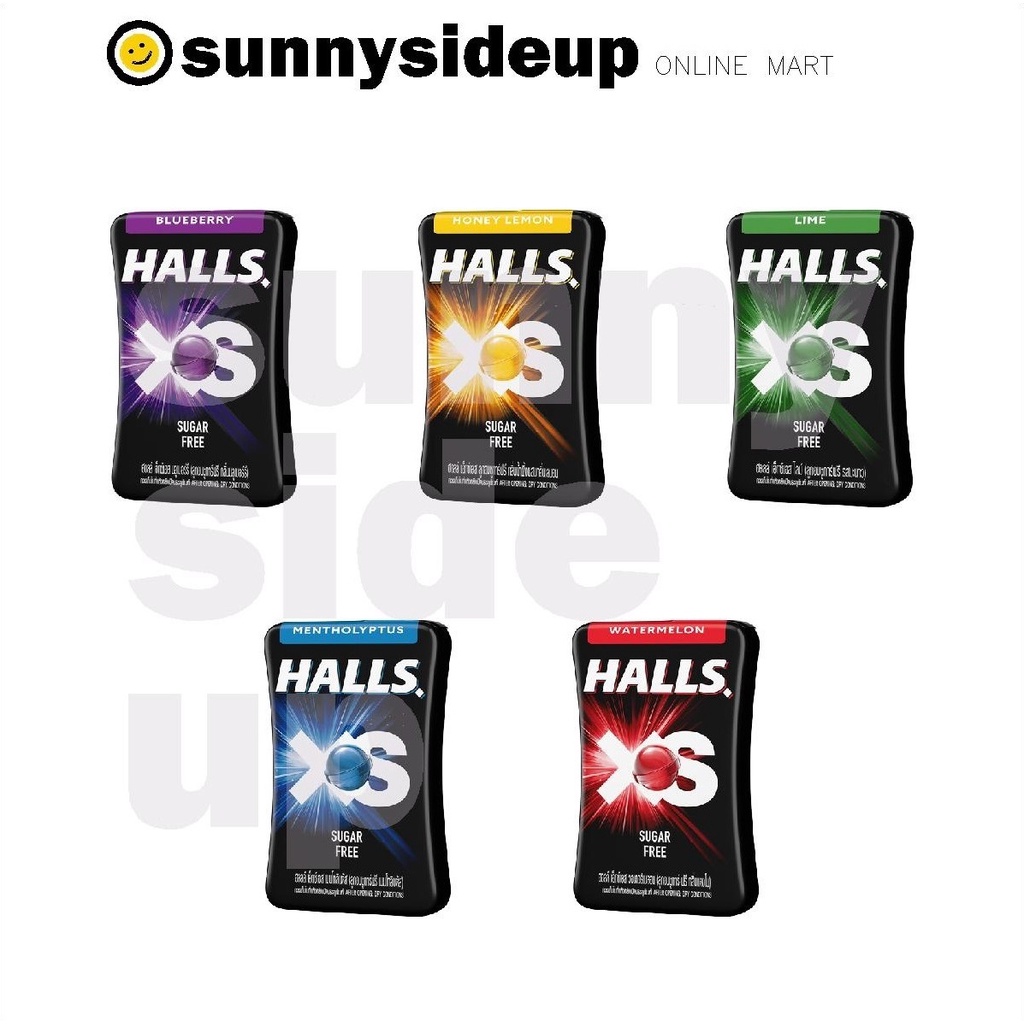 [SUNNY] Halls xs Sugar Free Candy 23s - 15g Blueberry Watermelon ...