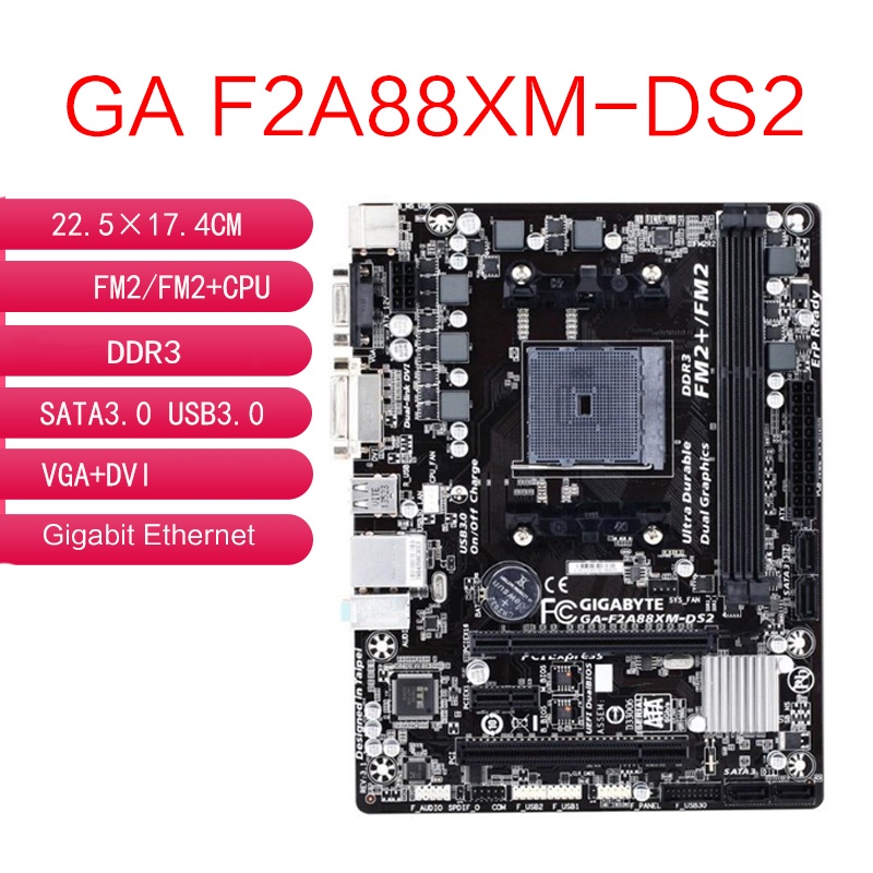 A88 motherboard Gigabyte/Gigabyte F2A88XM-DS2-TM HD3 A68HM-DS2 A78 FM2+Asus A88XM-A/A68HM-K/E ...