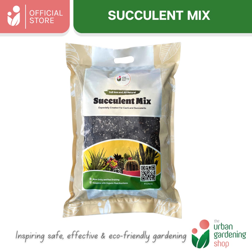 THE URBAN GARDENING SHOP 8-liter Succulent Mix - Soilless Potting Mix ...