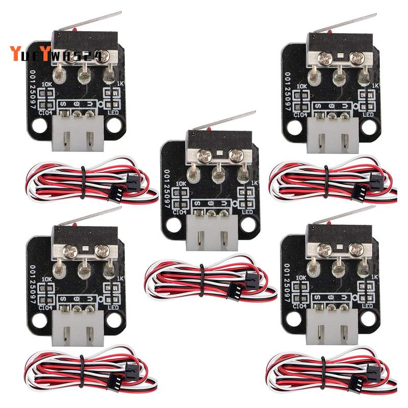 5Pcs 3Pin for End Stop Limit Switch with Cables,3D Printer Limit ... 5Pcs 3Pin for End Stop Limit Switch with Cables,3D Printer Limit ...