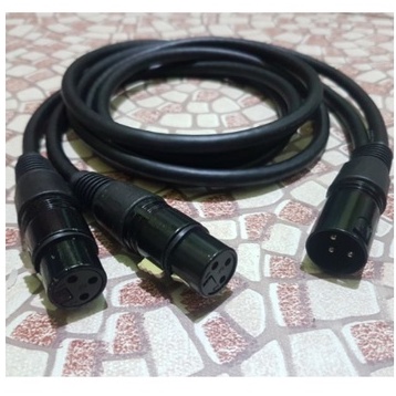 XLR Cable Y type connectors 1 meter | Shopee Philippines