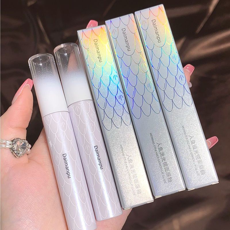 DMP Mermaid Scale Waterlight Mirror Face Lip Glaze Matte Mist Face ...