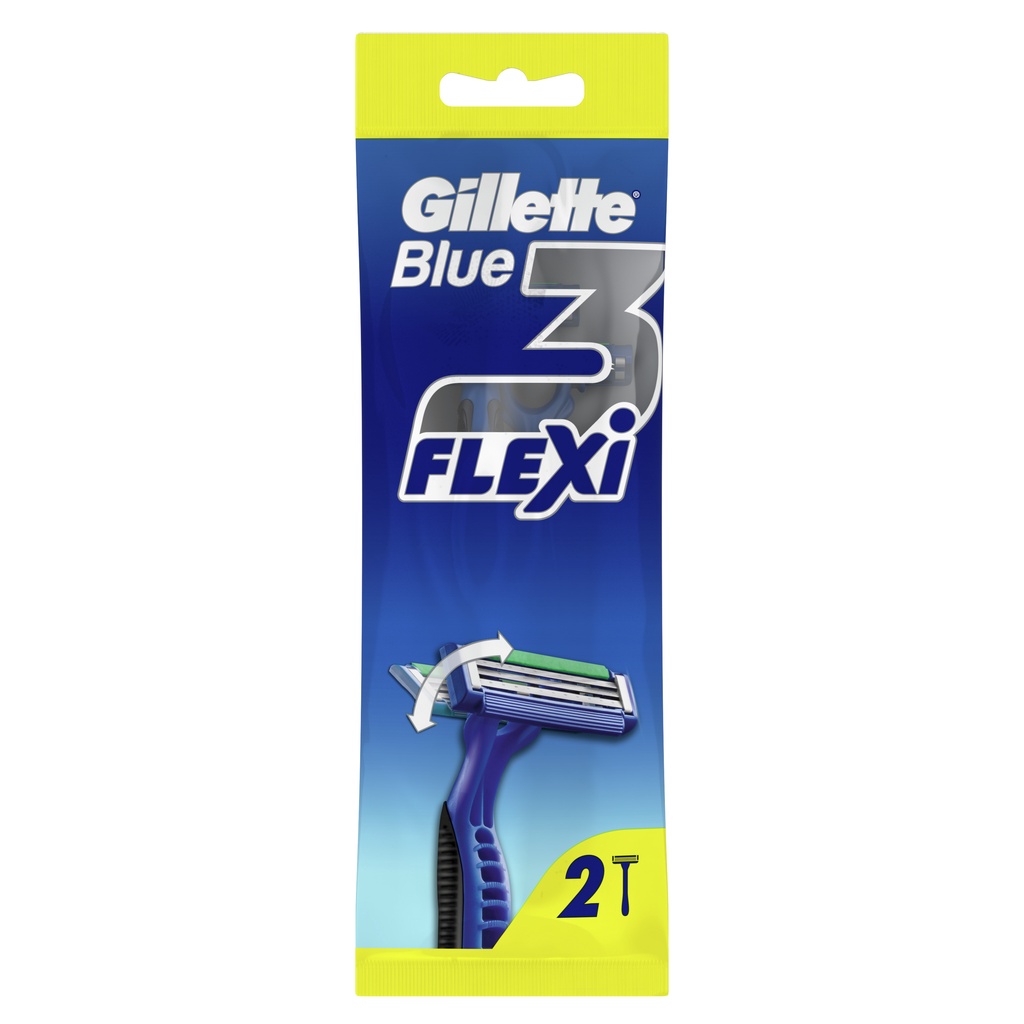 Gillette Blue3 Flexi Disposable Razor 2s | Shopee Philippines