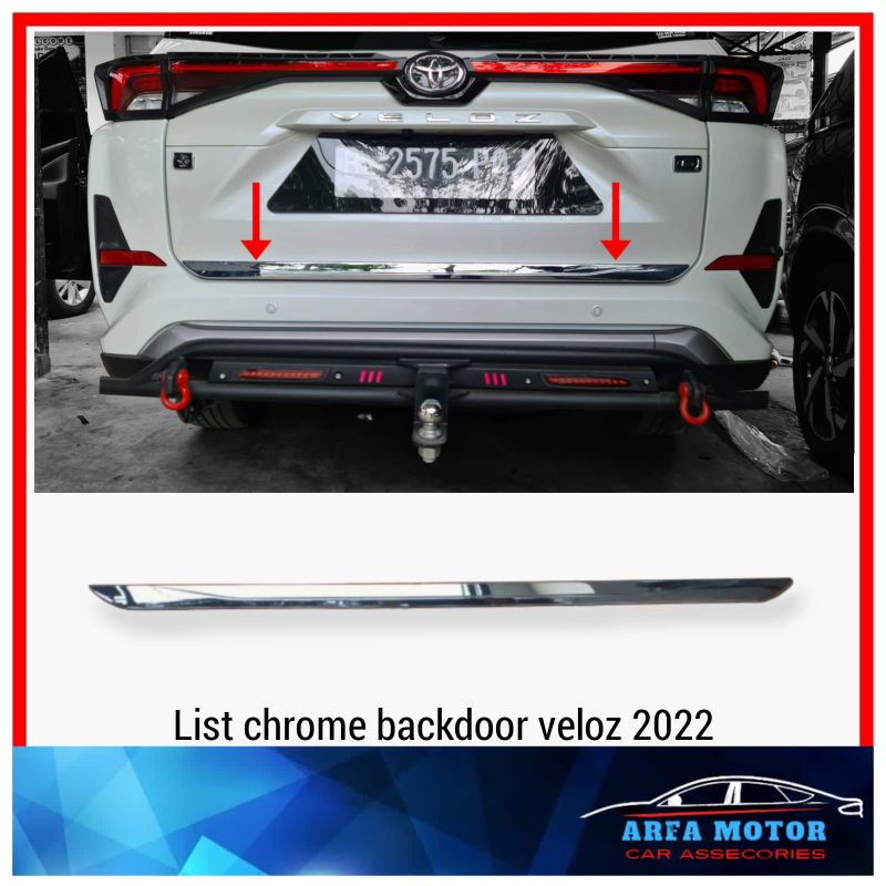 List of Chrome Rear Backdoor Avanza 2022 Veloz 2022 Xenia 2022 | Shopee ...