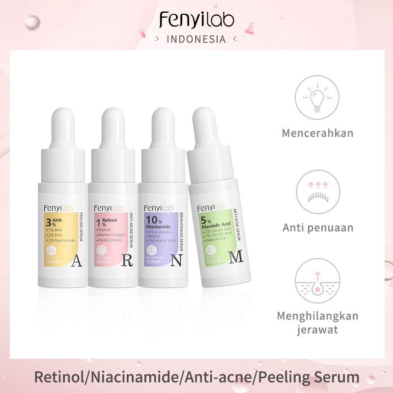 Fenyi Lab Retinol Serum 10% Niacinamide Essence Peeling Anti Acne ...