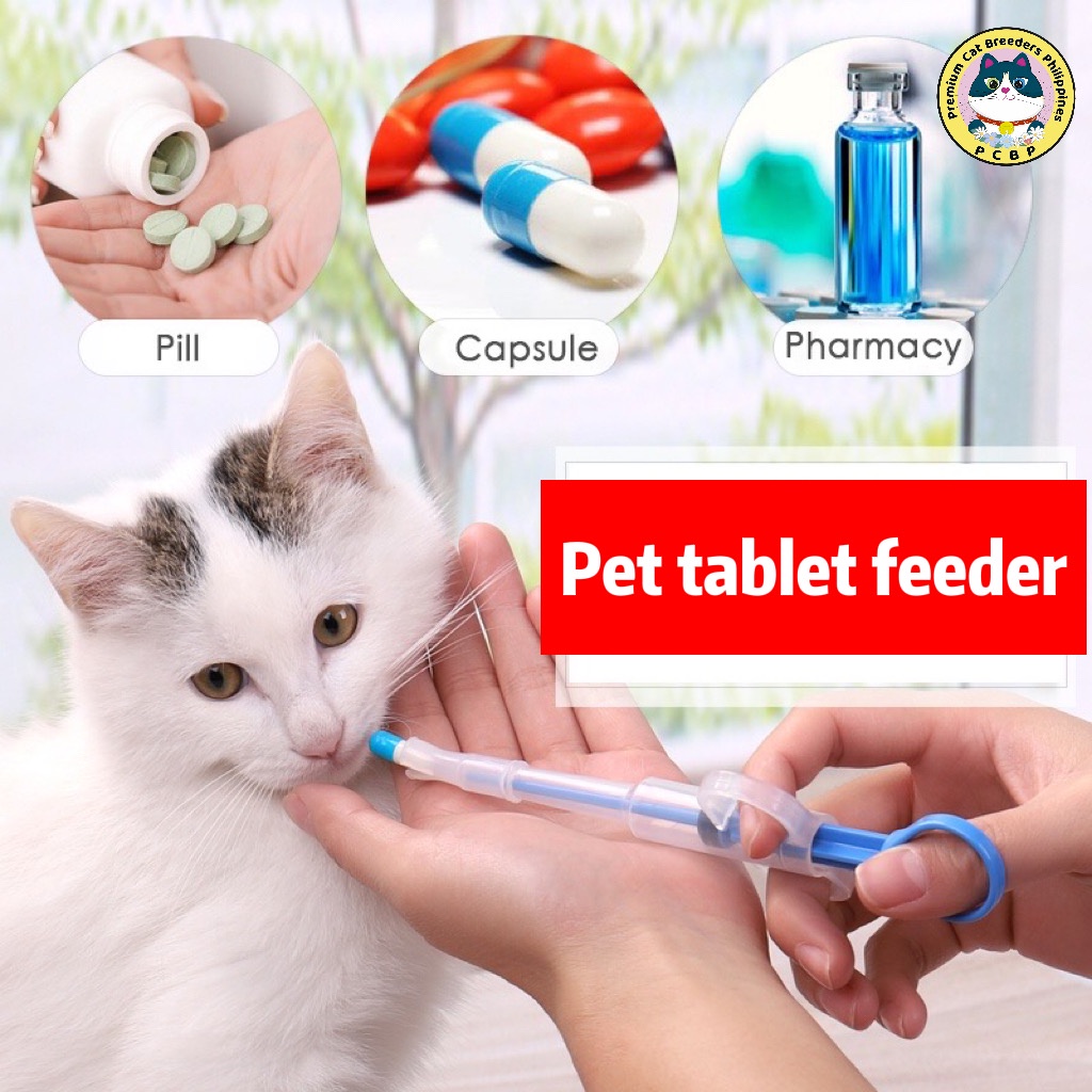 Pet Medicine Syringe Tablet Pill Pillar Push Dispenser Medicine Water ...