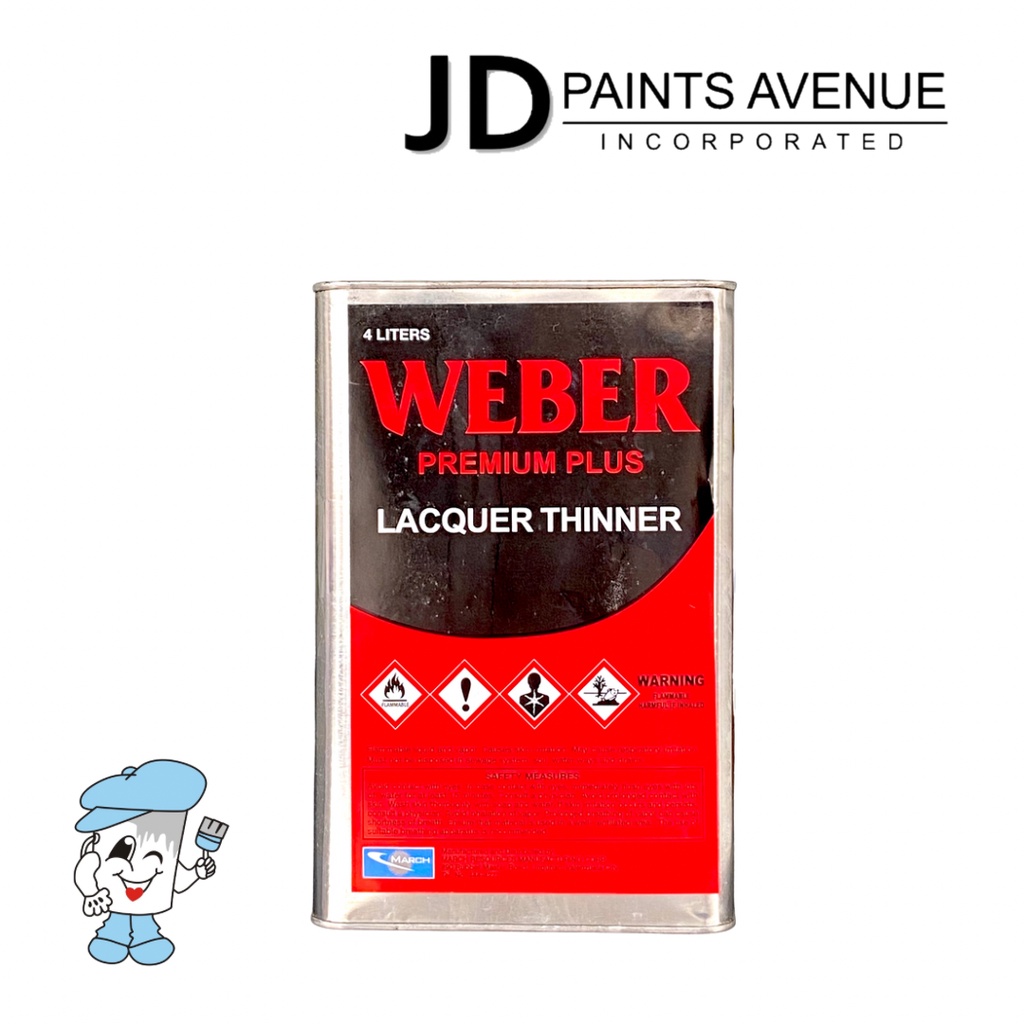 Weber Premium Plus Lacquer Thinner 4L | Shopee Philippines